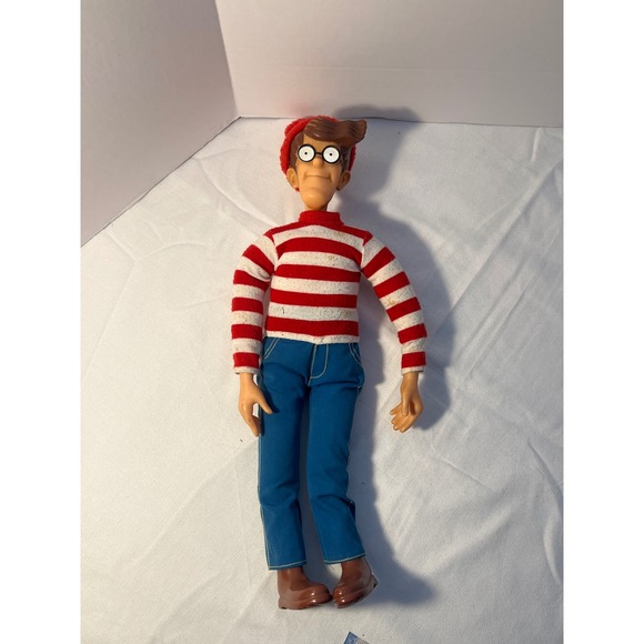 Toys | Vintage Waldo Doll Wheres Waldo Collectible Toy Red Striped ...